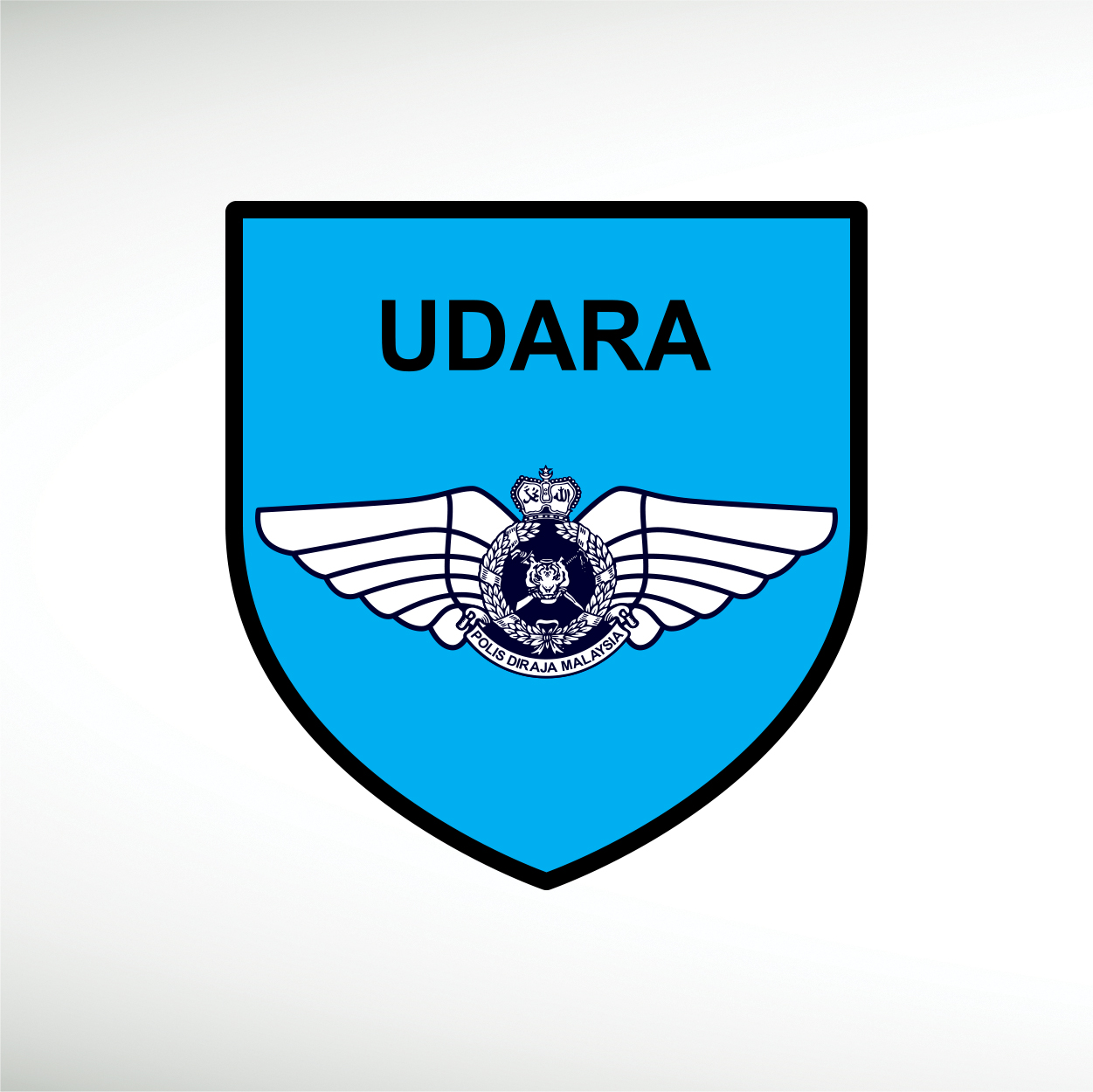 Vector: Pasukan Gerakan Udara PGU PDRM Malaysia Vector Logo Free Download