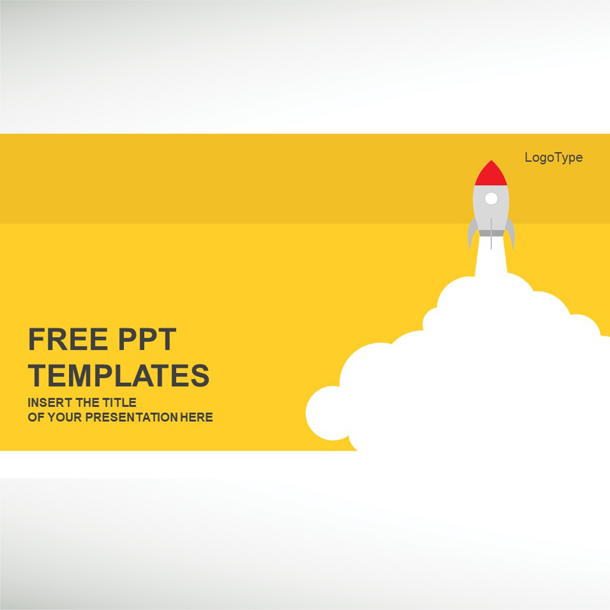 PP Theme: Rocket Launched PowerPoint Template Free Download