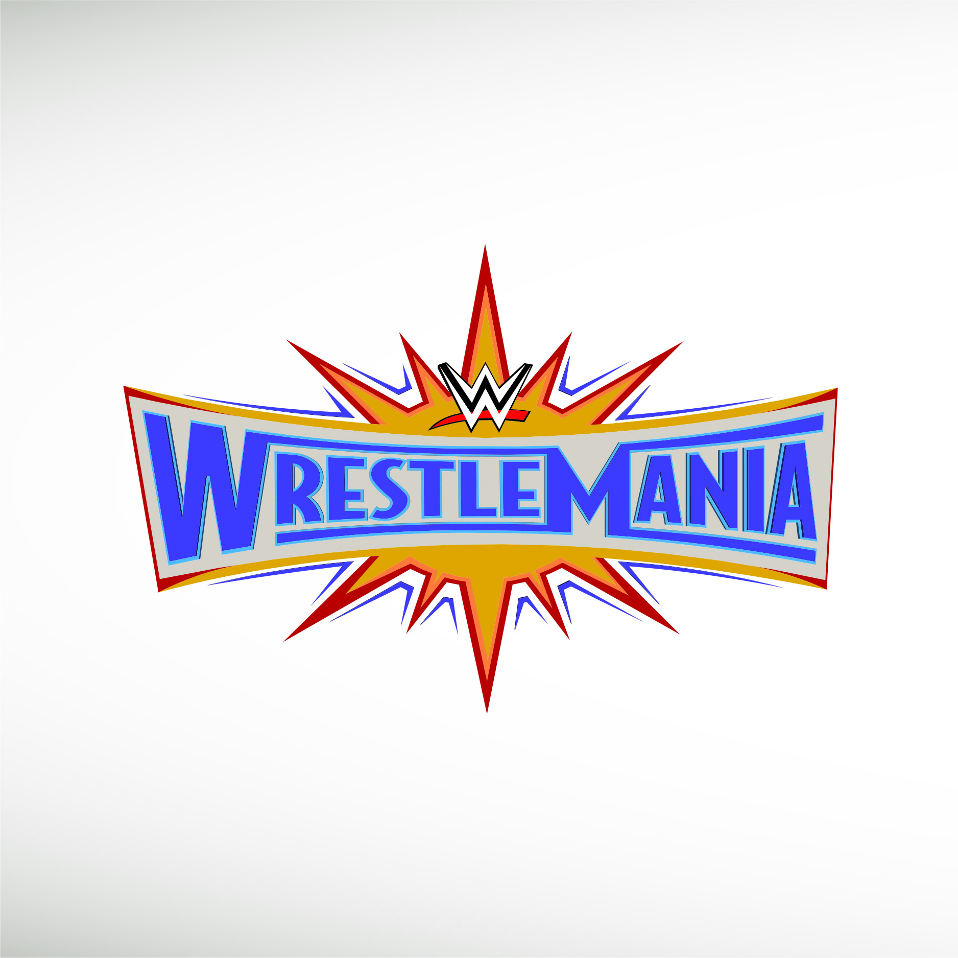 Vector: WWE Wrestlemania Vector Logo Free Download